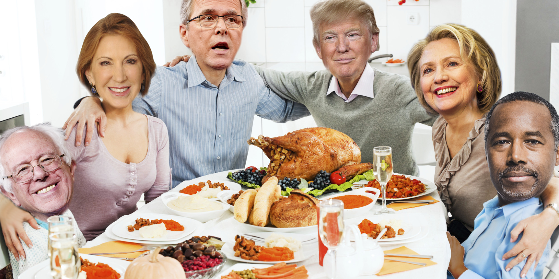 If the 2016 Presidential Candidates Had Thanksgiving Dinner Together ...